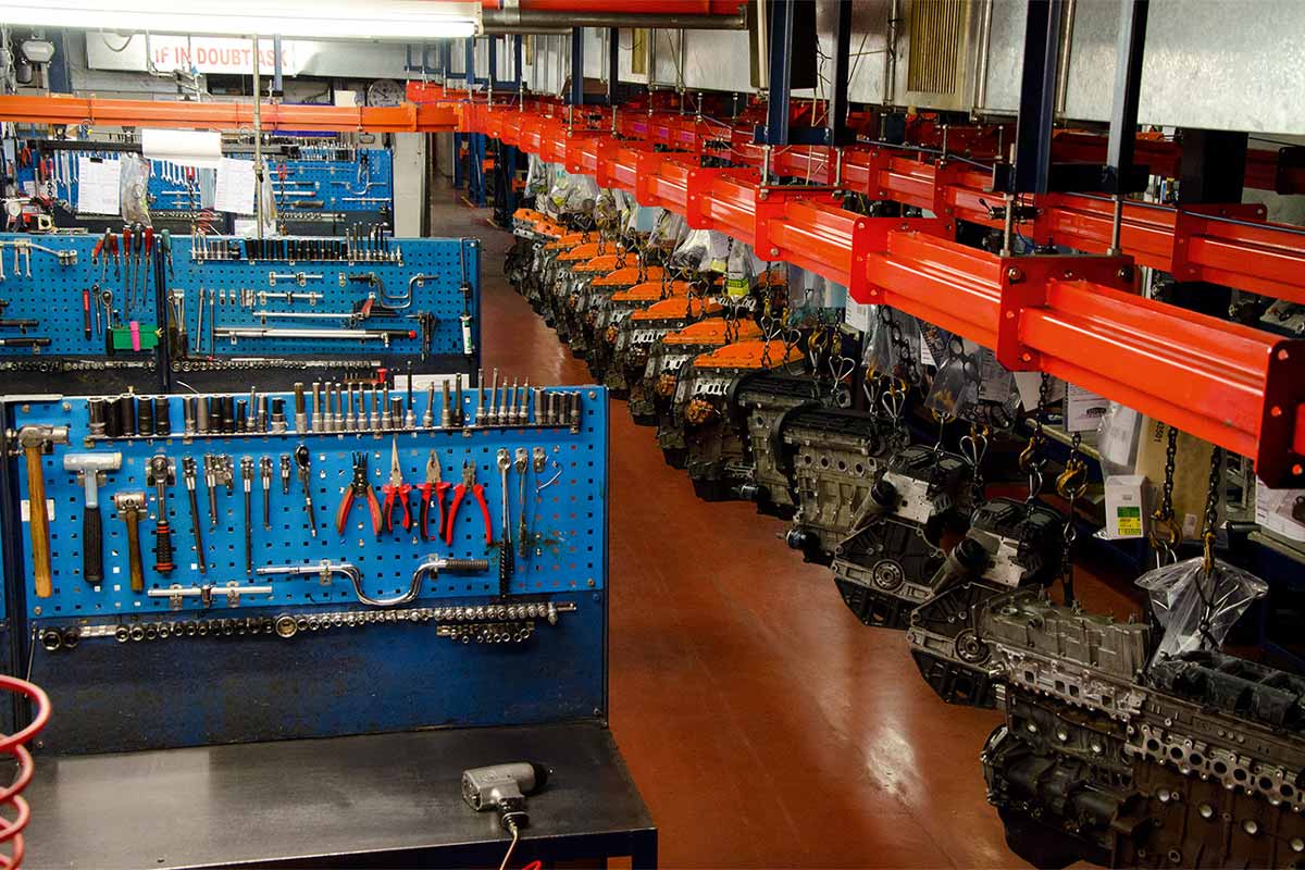 Ivor Searle: 70% remanufactured engine export surge