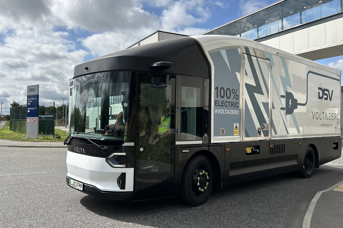 DSV become latest delivery company to trial Volta Zero in the UK | Facts