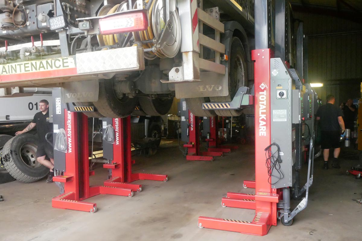 G & C A Lombardo takes mobile workshop equipment from Totalkare