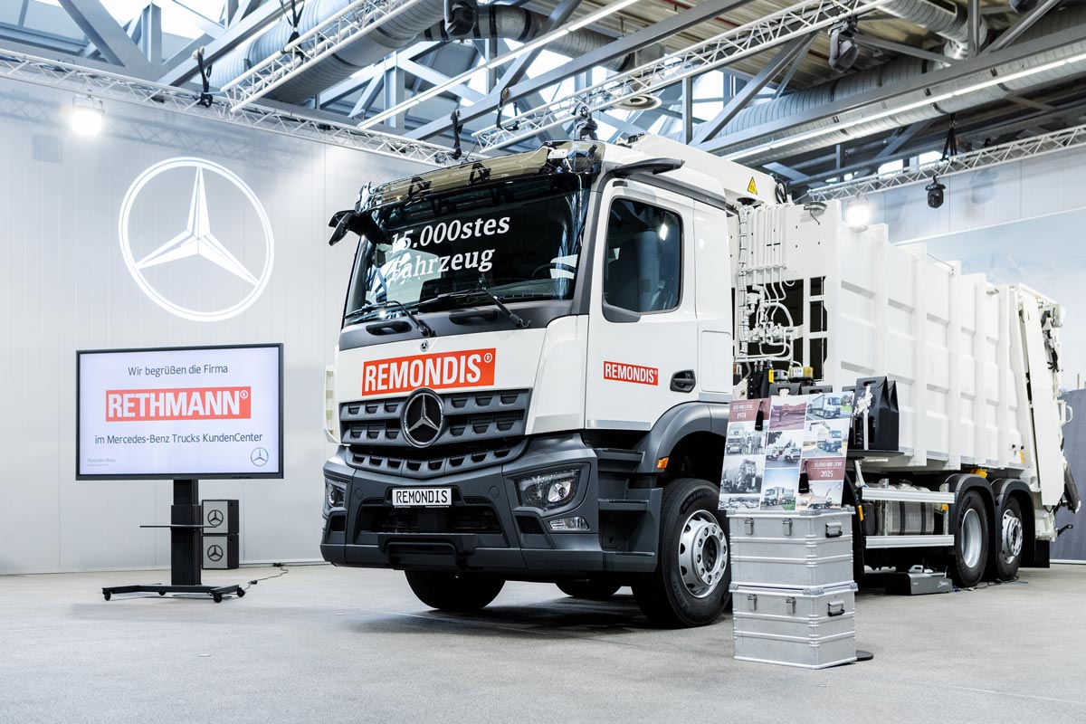 15,000th Mercedes-Benz truck for Rethmann Group | Facts