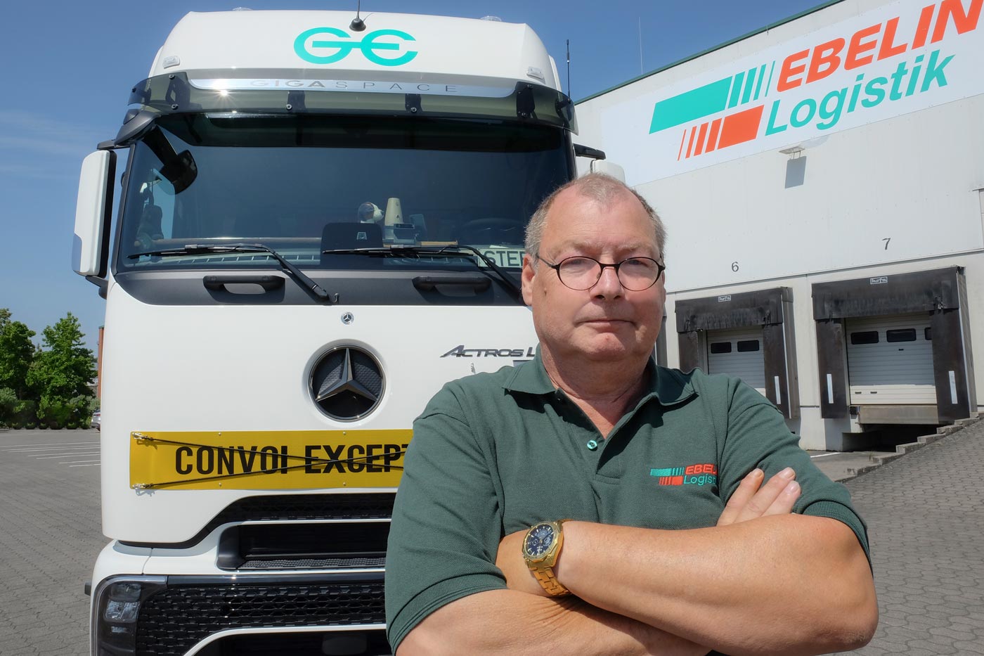 Ebeling Logistik modernizes its fleet with diesel and electric trucks