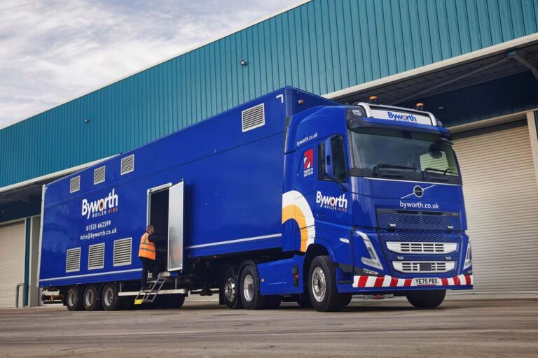 Volvo Trucks receives warm reception at Byworth Boiler Hire