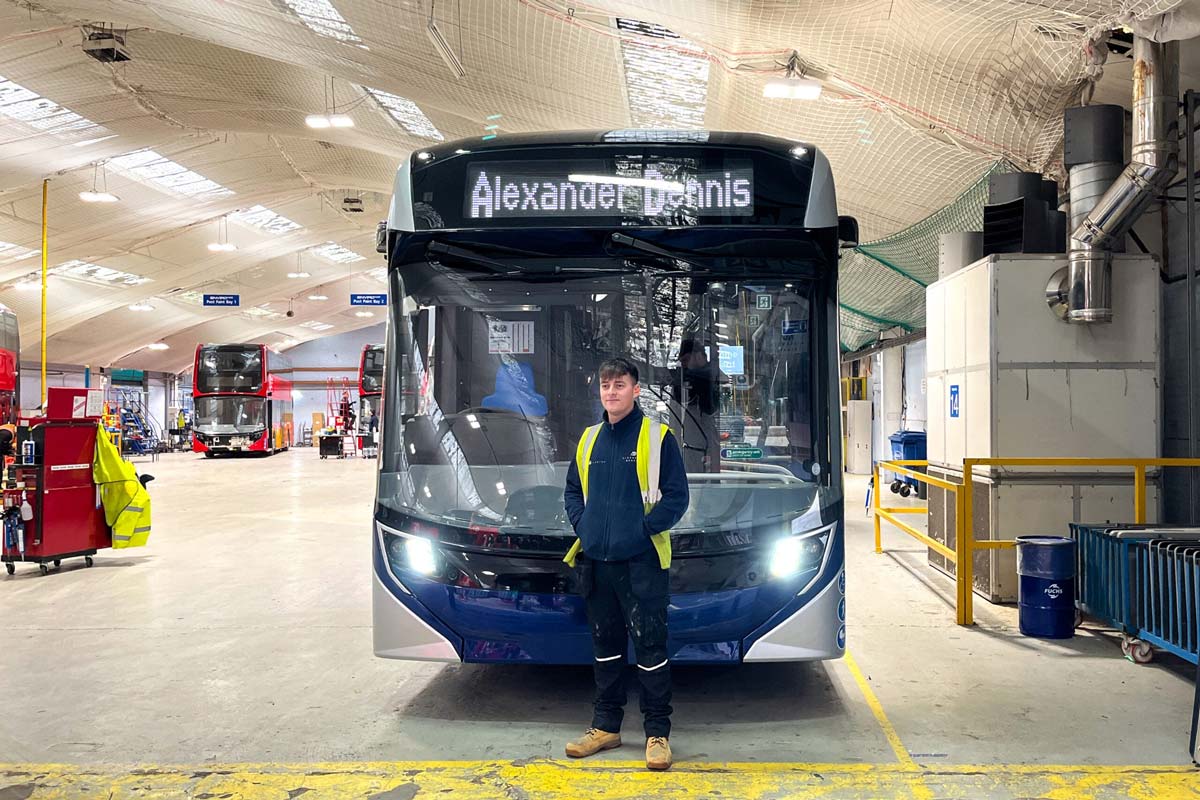 Alexander Dennis’s Robert Noon wins Engineering Apprentice of Year